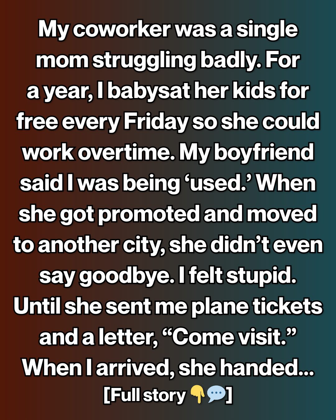 I Babysat My Coworker’s Kids for Free Every Friday—What She Gave Me ...